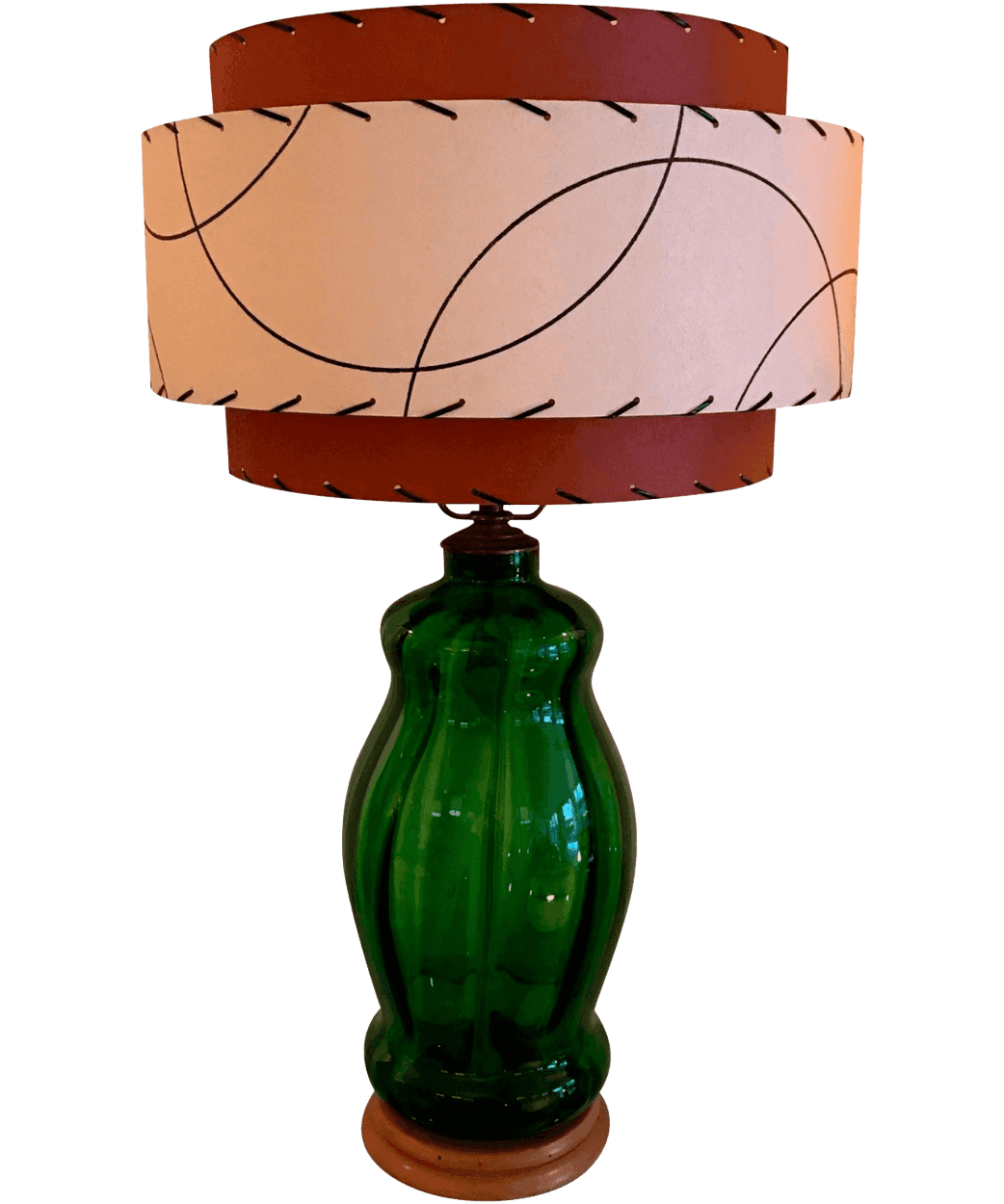 MCM Blenko Glass Table Lamp (236)