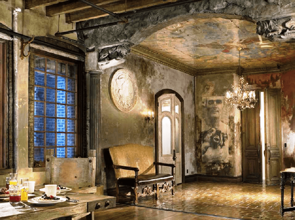 Italian Crystal Rust Filigree (10-arm)