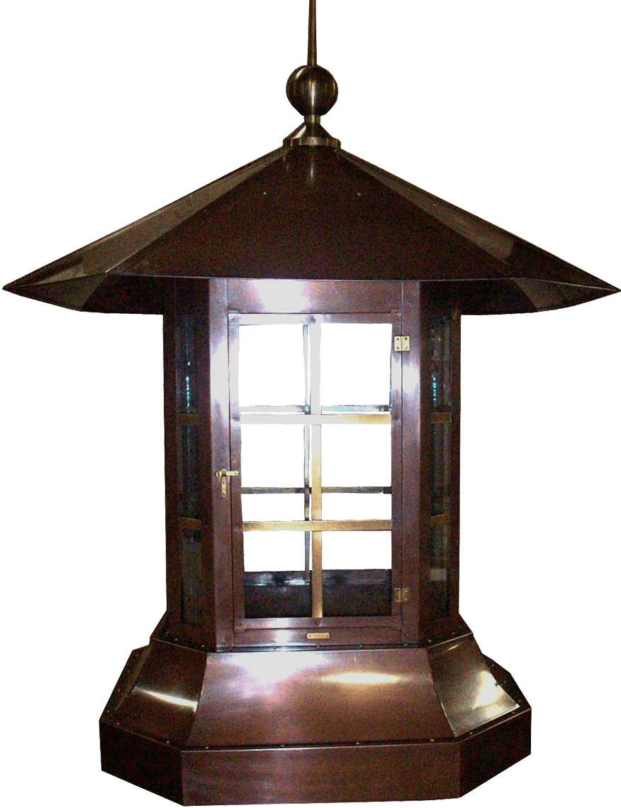 Custom Custom Spire Lantern Low Profile Column Mount