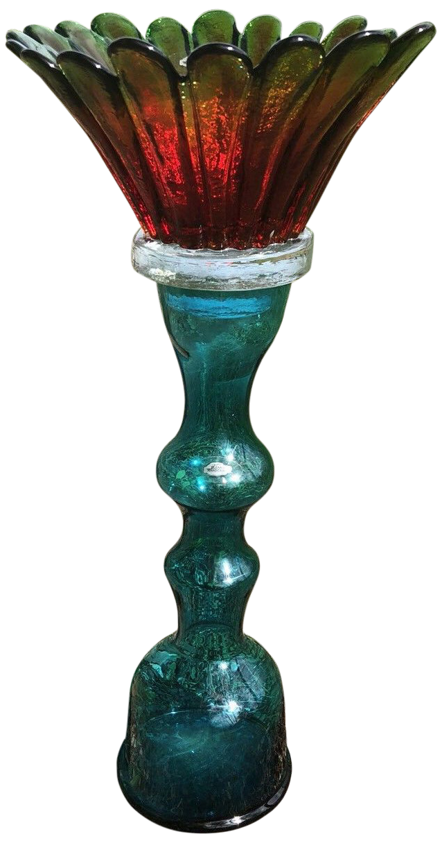 Unique Blenko Glass Flower