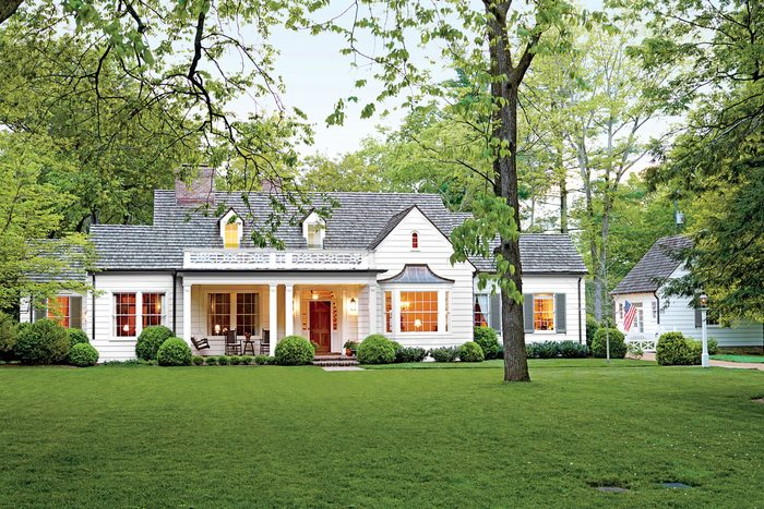 White Exterior Southern Homes