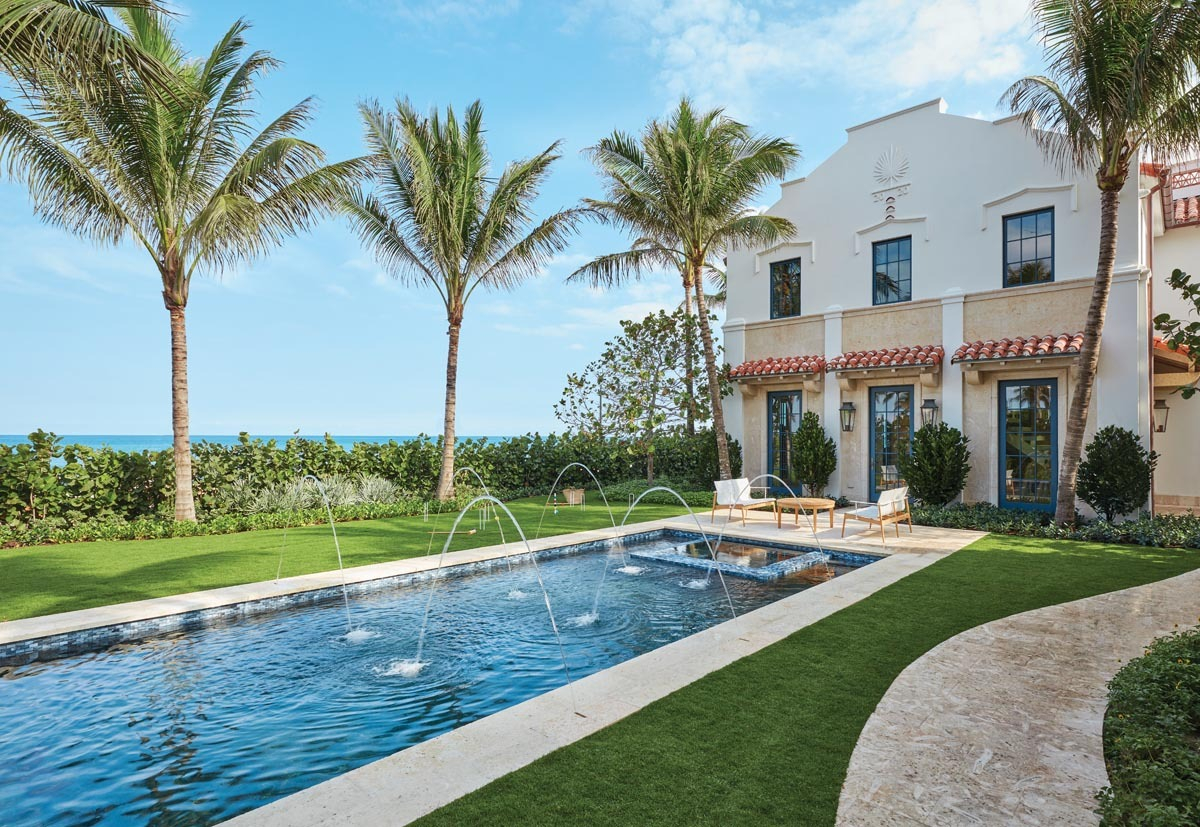 Serene Palm Beach Home | Bevolo