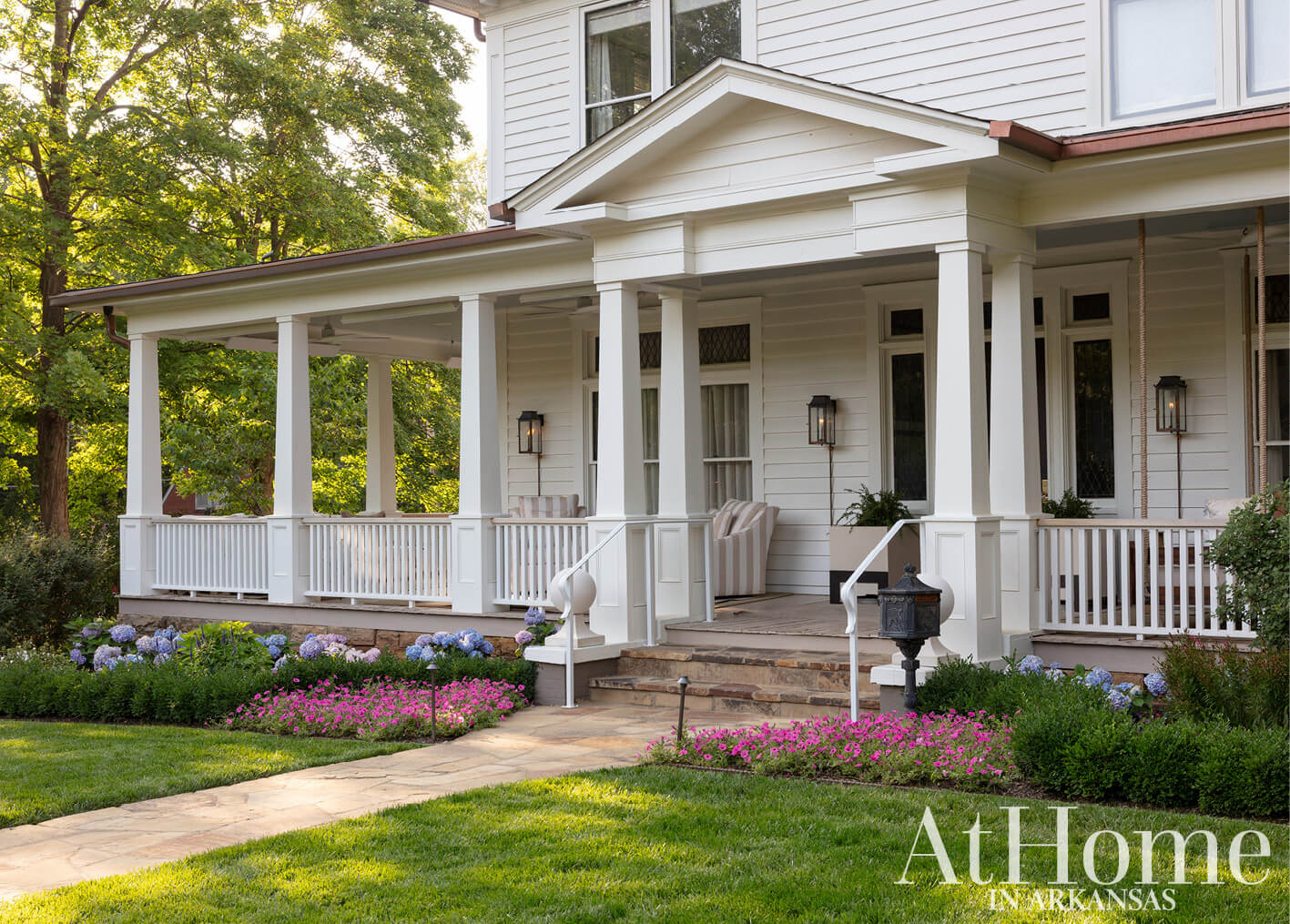 Craftsman Inspired Revamp in Arkansas | Bevolo